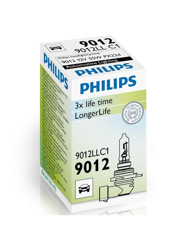 BULB PHILIPS HALOGEN 9012LL HIR2 LONG LIFE C1