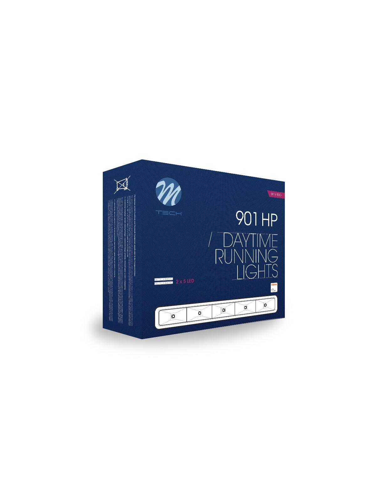 LUČI DNEVNE M-TECH OSRAM LED DRL MT 2x5 LED 901 HP 168x22,5 mm