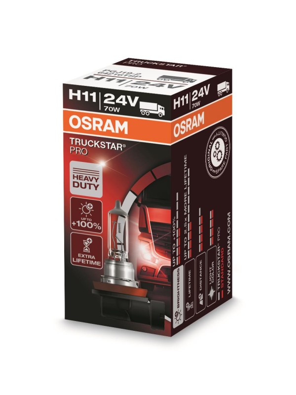 ŽARNICA OSRAM HALOGEN TRUCKSTAR® PRO H11 64216TSP 70W 24V PGJ19-2 FS1