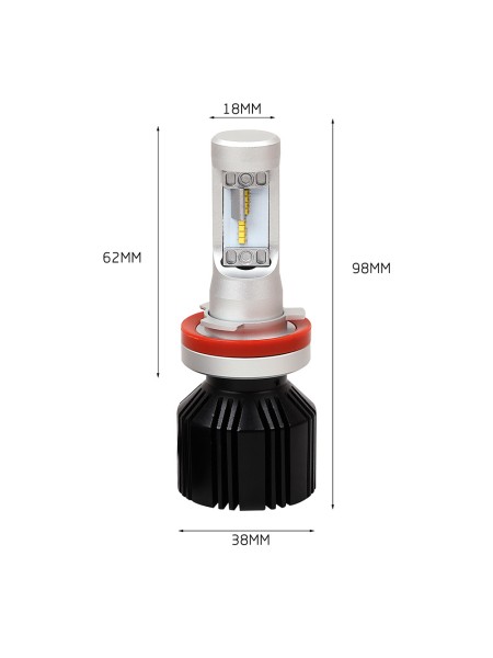 KIT KOMPLET PHILIPS H15 LED 4000lm 6500K