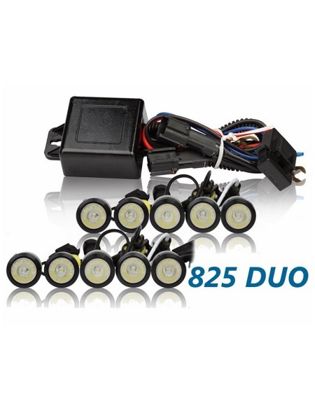 LD825B DAYTIME RUNNING LIGHTS DRL M-TECH OSRAM 825HP, 10 LED