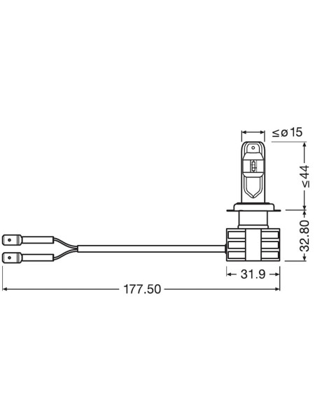 ŽARNICA OSRAM LEDriving® HL H7 67210CW LED 12V PX26d FS2