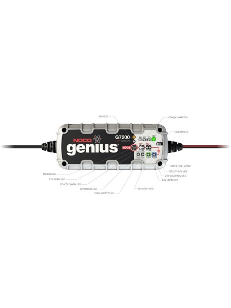 POLNILEC AKUMULATORJA NOCO® G7200 12V/24V 7,2A