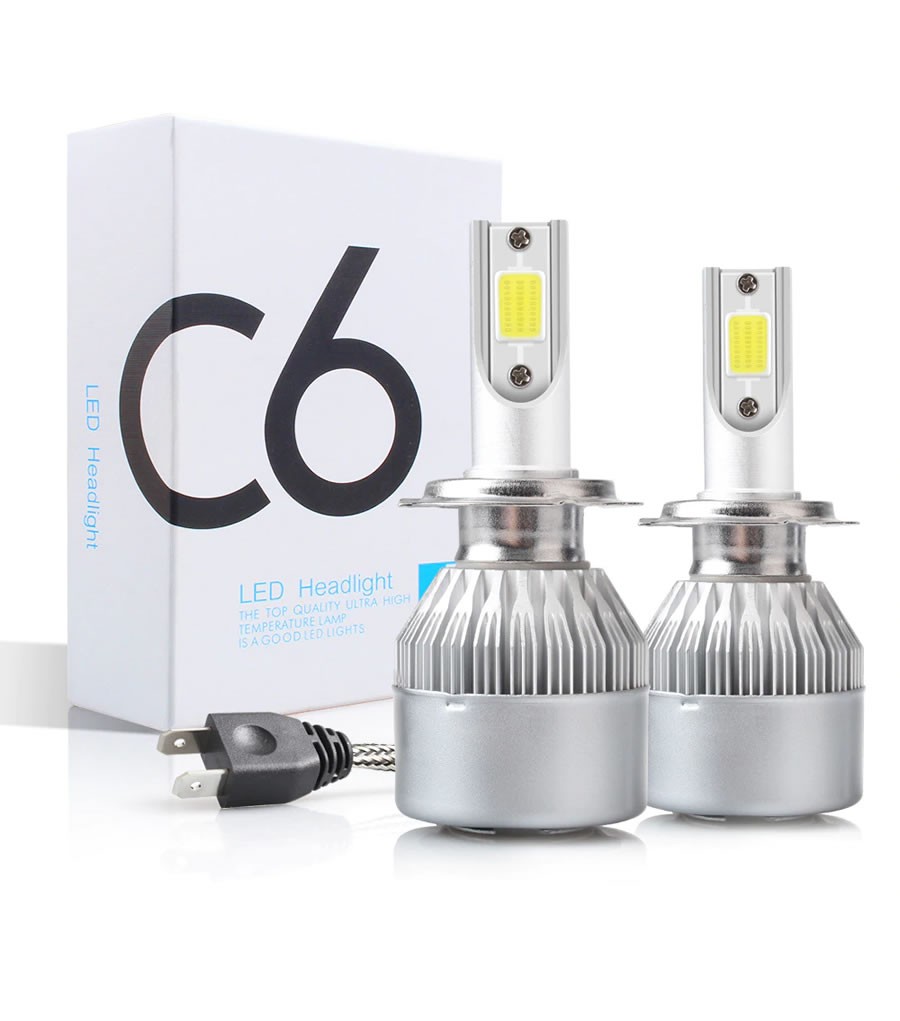 CAR LED HEALIGHT LAMP C6 H4 CSP 12V P43t FS2