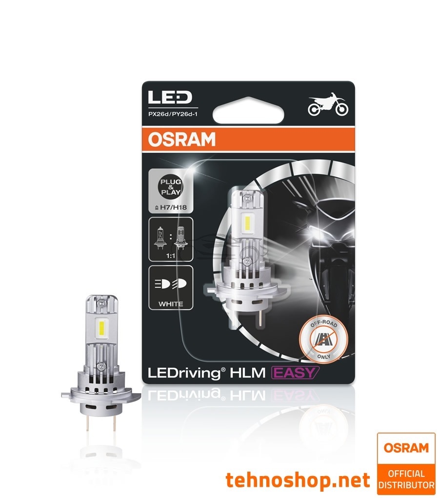 LED ŽARNICE H7 OSRAM LEDriving HL EASY 64210DWESY-01B 12V PX26d 01B
