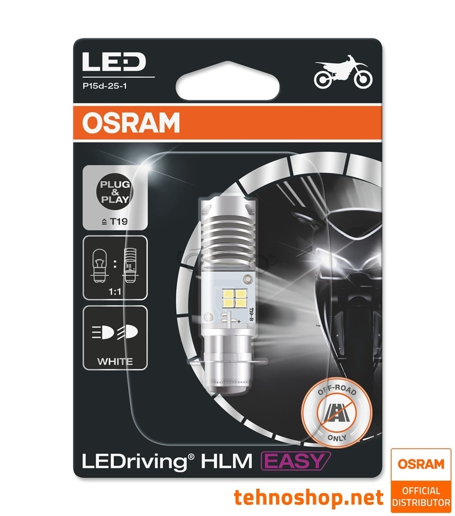 LED BULB OSRAM T19 LEDriving HLM EASY 7335DWEASY-01B P15d