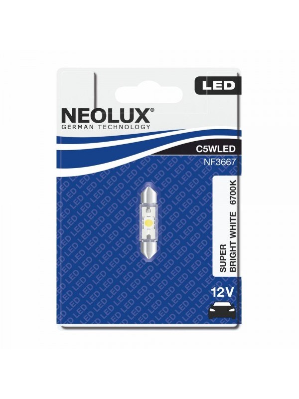 BULB NEOLUX LED FESTOON 36 mm NF3667-01B 0,5W 12V SV8.5-8 BLI1