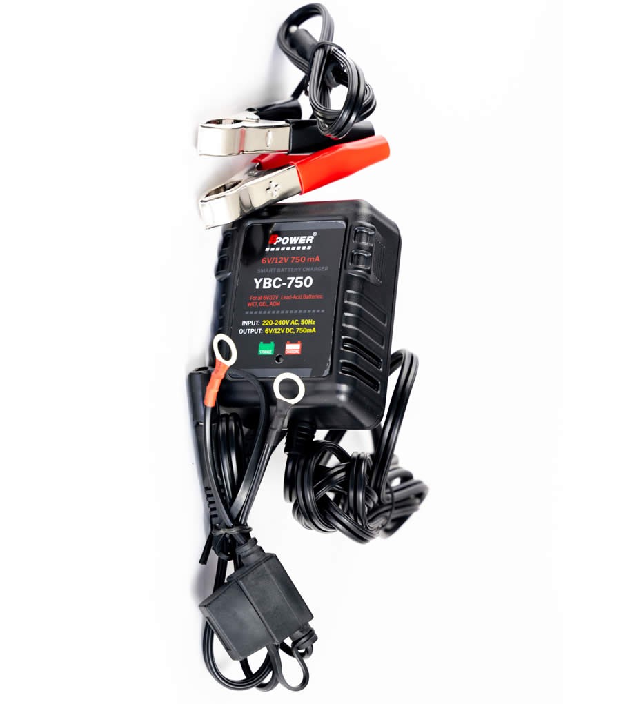 BATTERY CHARGER BPOWER YBC-750 6V/12V 0,75A