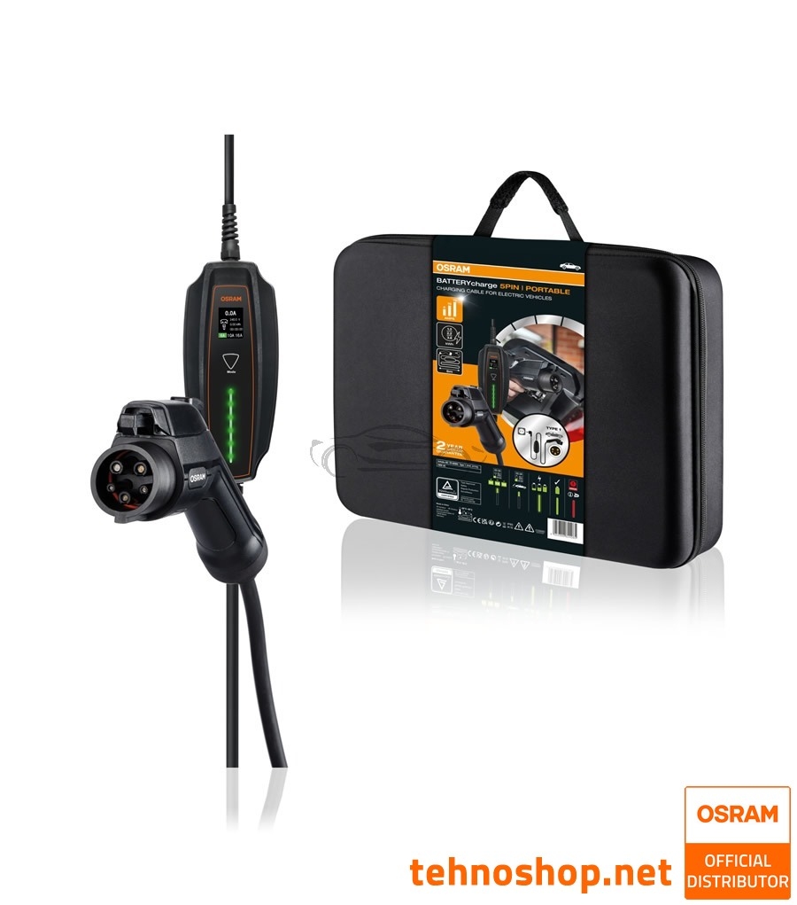 PORTABLE OSRAM CHARGING CABLES FOR EV BATTERYcharge OPC10A05 5PIN